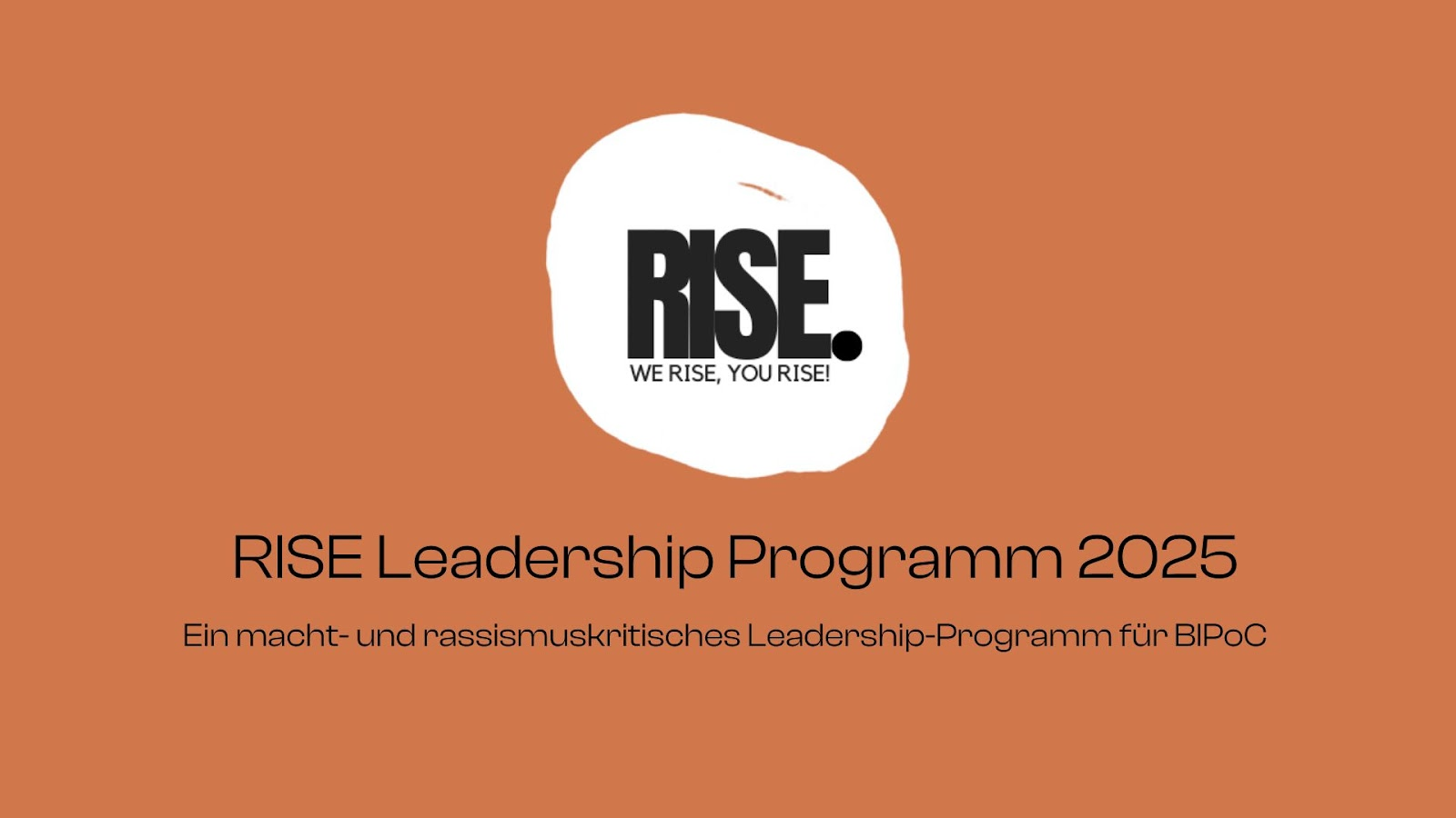 RISE Leadership Programm 2025